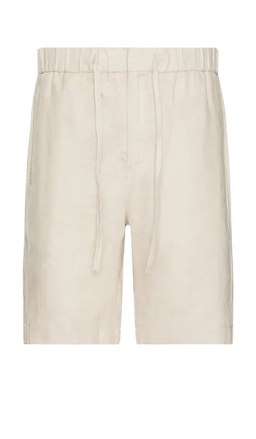 Frescobol Carioca Felipe Linen Shorts - Sand