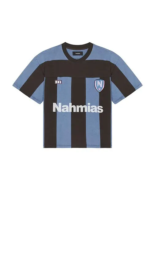 NAHMIAS Soccer Jersey - Blue Ocean Stripe