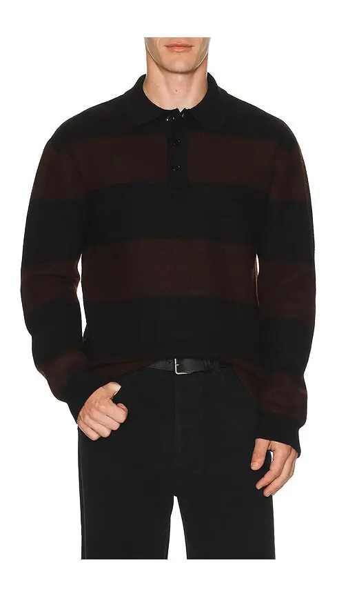 Nn07 Rugby Polo - Black
