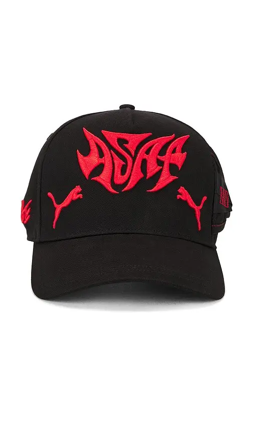 PUMA X A$ap Rocky Seatbelt Cap - Puma Black & Fierce Red