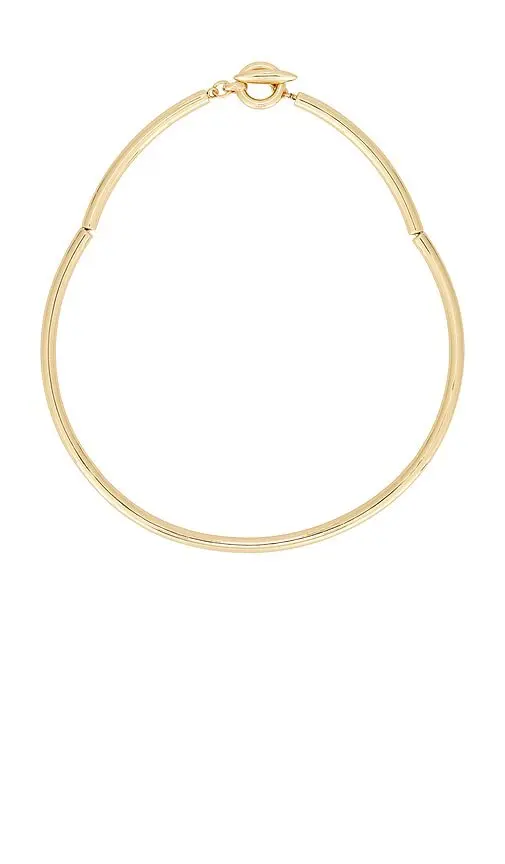 ROXANNE ASSOULIN Tubular Collar Necklace - Shiny Gold