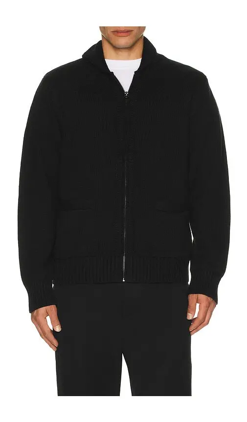 SCHOTT Zip Front Sweater