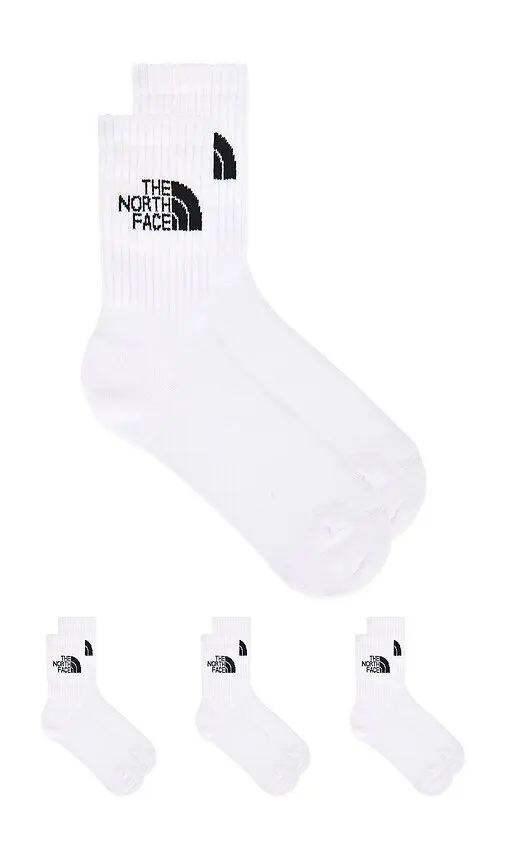 The North Face Everyday Standard Crew Sock 3 Pack - Tnf White