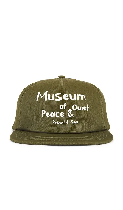 MUSEUM OF PEACE & QUIET Mopq Resort 5 Panel Hat - Olive