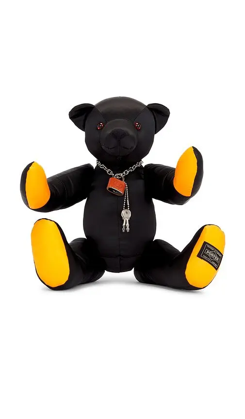 PORTER-YOSHIDA & CO Grizzly Bear With Padlock - Black