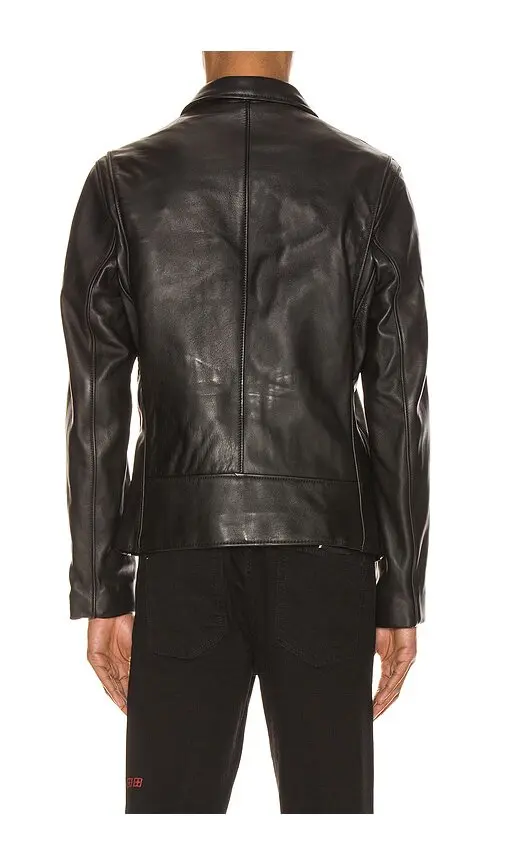 SCHOTT Collar Lamb Leather Jacket