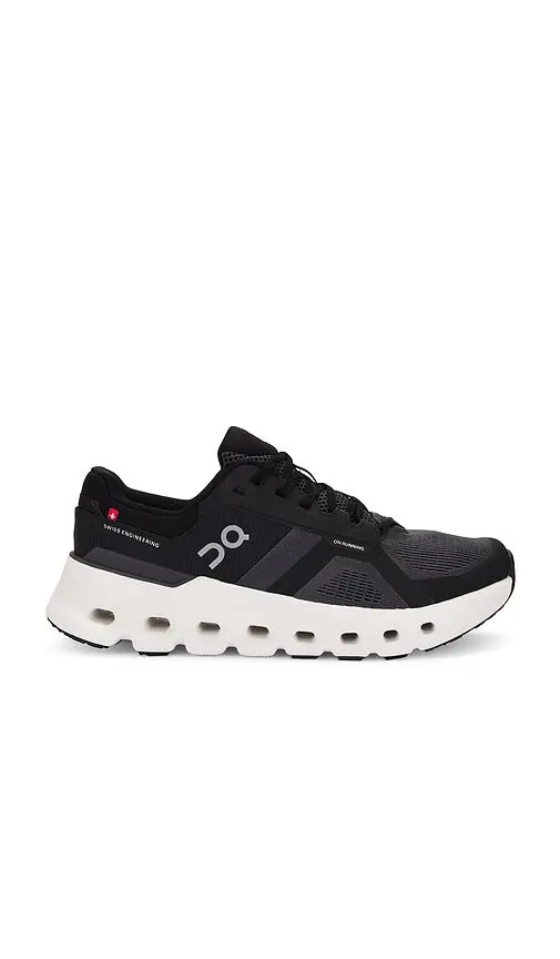 On Cloudrunner 2 Athletic Sneakers - Eclipse & Black