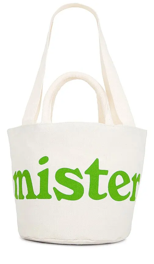 MISTER GREEN Round Grow Pot Small Tote Bag - Natural
