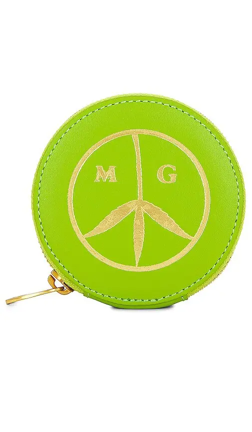 MISTER GREEN Round Satchel Wallet - Green
