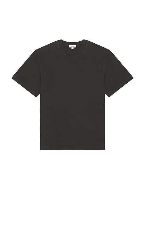 AGOLDE Asha Mock Neck Tee In Grey - Fracture