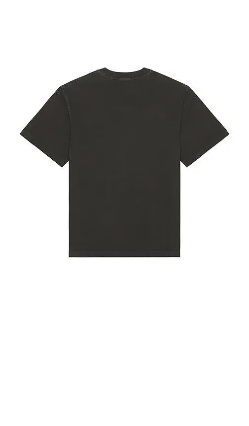 AGOLDE Asha Mock Neck Tee In Grey - Fracture