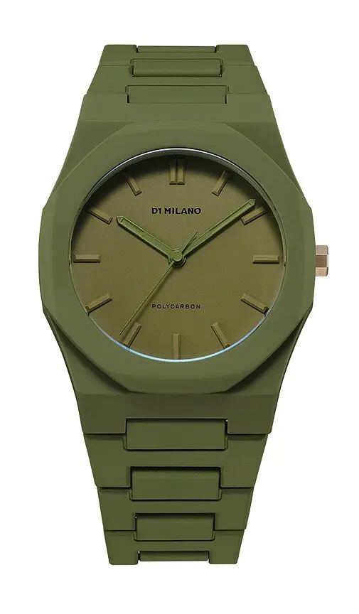 D1 MILANO Polycarbon 40.5mm Watch - Military Green