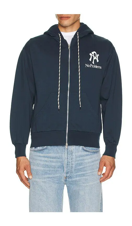 NO PROBLEMO Zip Through Hoodie