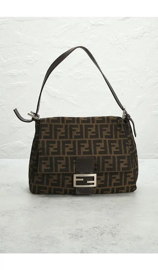 FWRD RENEW Fwrd Renew Fendi Zucca Mama Baguette Shoulder Bag