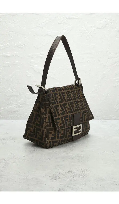 FWRD RENEW Fwrd Renew Fendi Zucca Mama Baguette Shoulder Bag