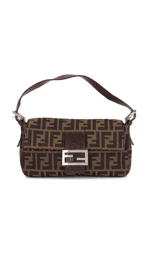 FWRD RENEW Fwrd Renew Fendi Zucca Mama Baguette Shoulder Bag
