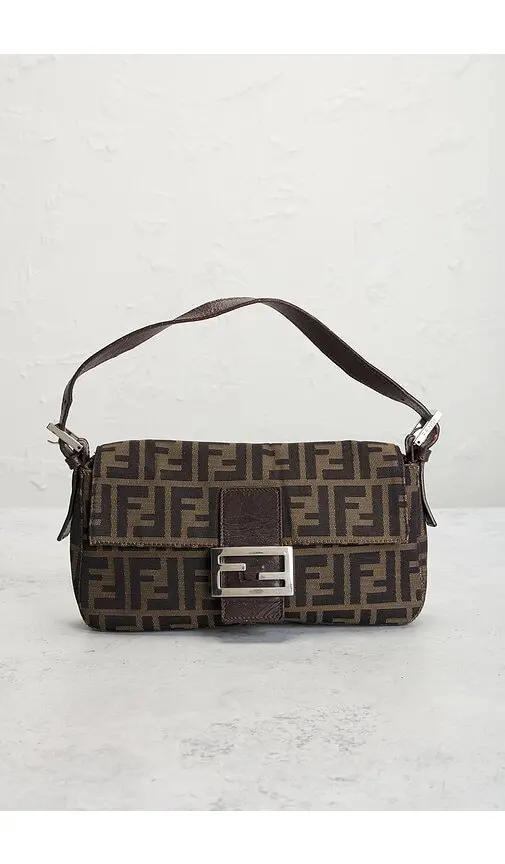 FWRD RENEW Fwrd Renew Fendi Zucca Mama Baguette Shoulder Bag
