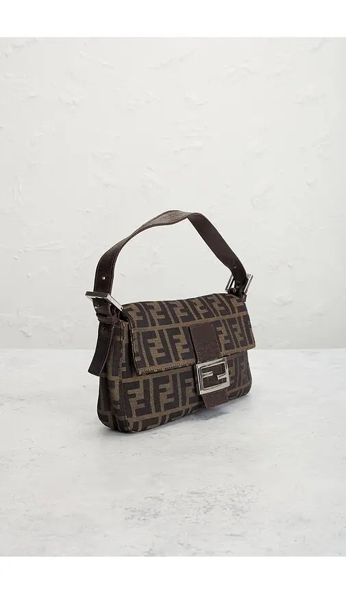FWRD RENEW Fwrd Renew Fendi Zucca Mama Baguette Shoulder Bag