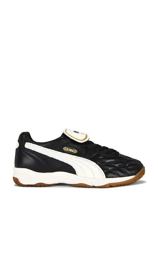 PUMA King Indoor Sneaker - Puma Black & Warm White