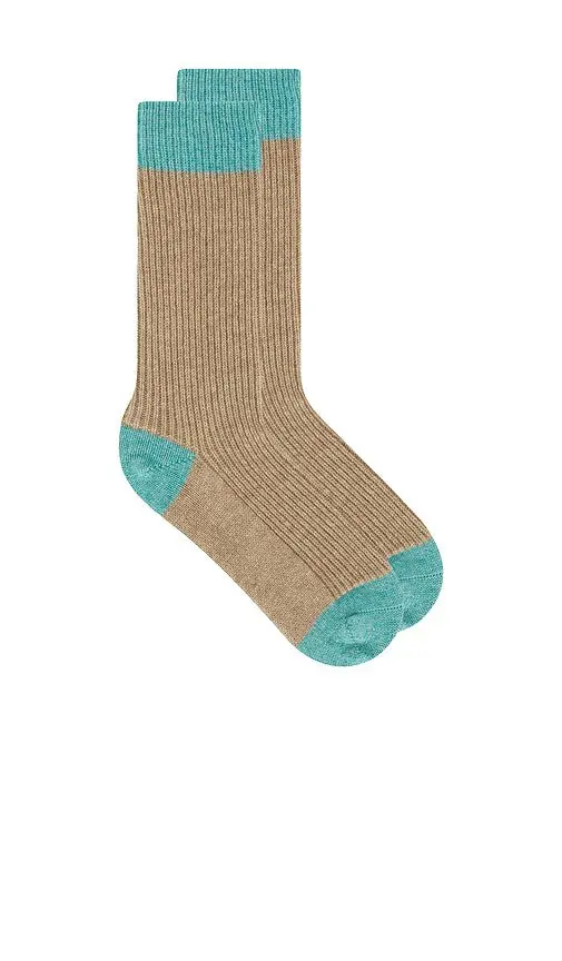 Guest In Residence The Soft Socks - Taupe & Glacier