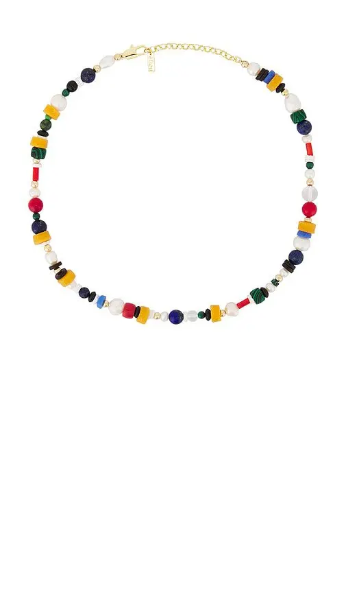 Éliou Bodie Natural Stone Necklace - Multi Color