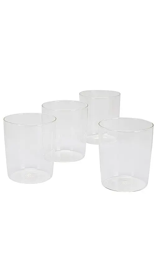 HAWKINS NEW YORK Essential Set Of 4 Medium Glasses - Clear