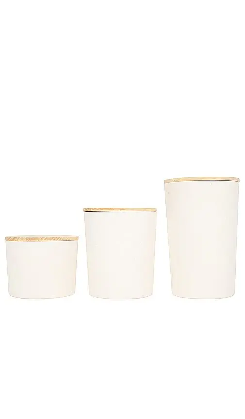 HAWKINS NEW YORK Essential Storage Containers Set Of 3 - Ivory