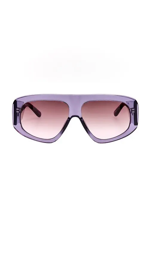 Attico Milano Sunglasses - Purple & Silver