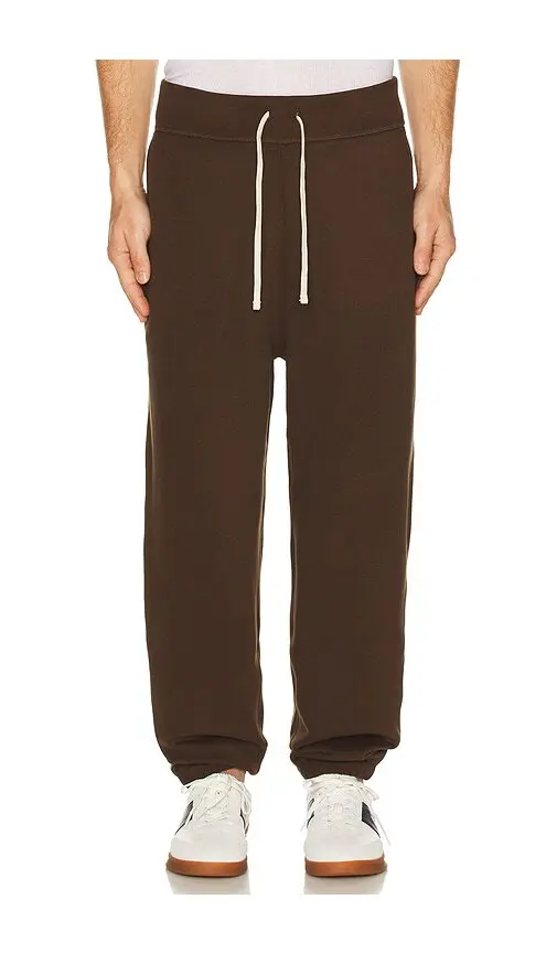Polo Ralph Lauren Rl Fleece Sweatpant In Brown - Nutmeg Brown