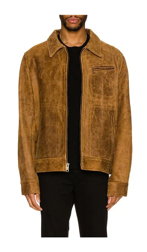 SCHOTT Duke Unlined Rough Suede Jacket