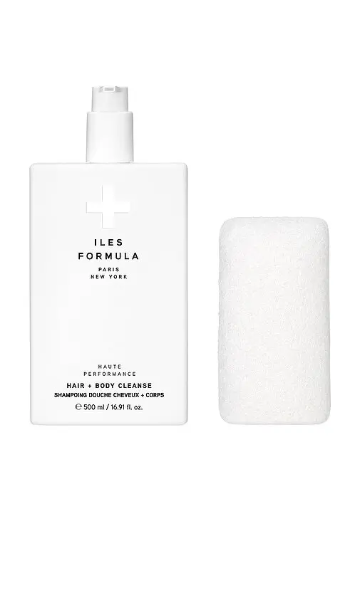 ILES FORMULA Hair And Body Cleanse With Body Sponge