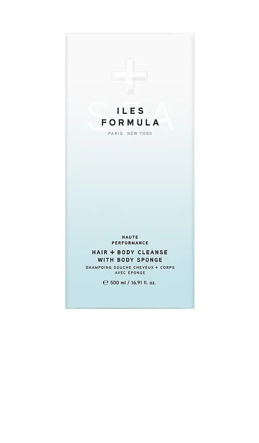 ILES FORMULA Hair And Body Cleanse With Body Sponge