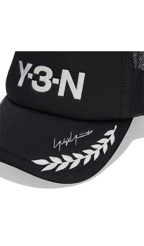 Y3 Yohji Yamamoto X Nbhd Trucker Hat - Black | Editorialist