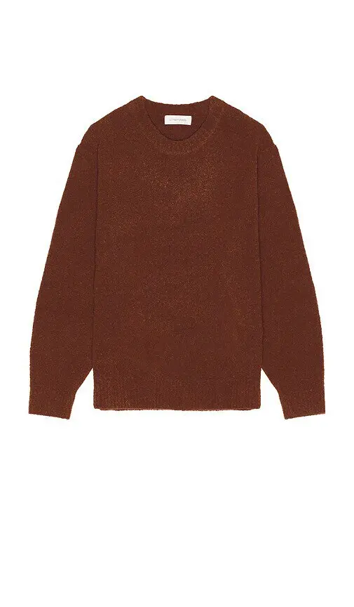 LE17SEPTEMBRE Boucle Reverse Seam Pullover - Brick