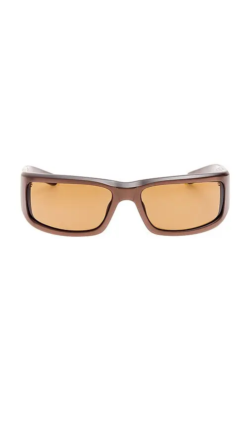 Jacquemus Aero Sunglasses - Matte Metallic Bronze  Bronze  & Brown
