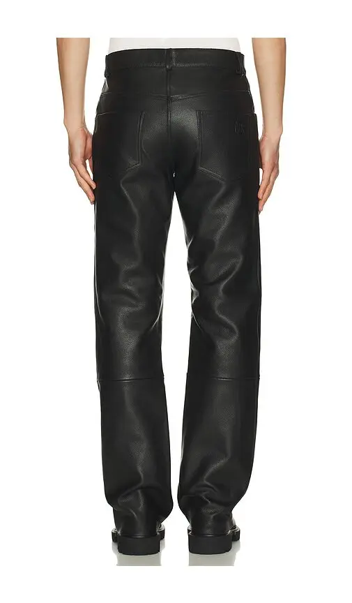 MIDNIGHT RODEO Leather Pants - Black