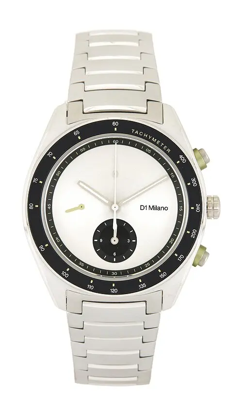 D1 MILANO 40mm Cronografo Watch - Essential White