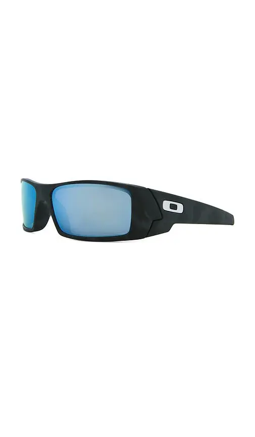 Oakley Gascan Sunglasses - Black Matte Camo & Prizm Deep Water Blue