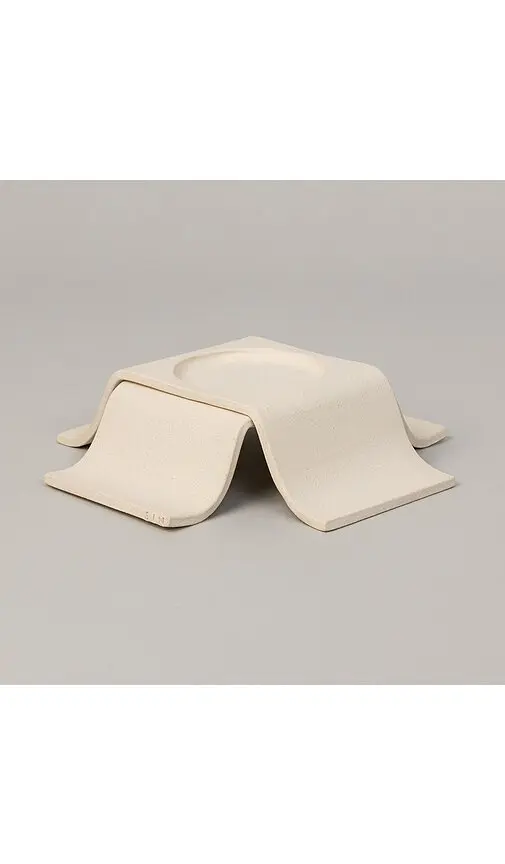 SIN Noor Pillar Tall Candle Holder In Cream