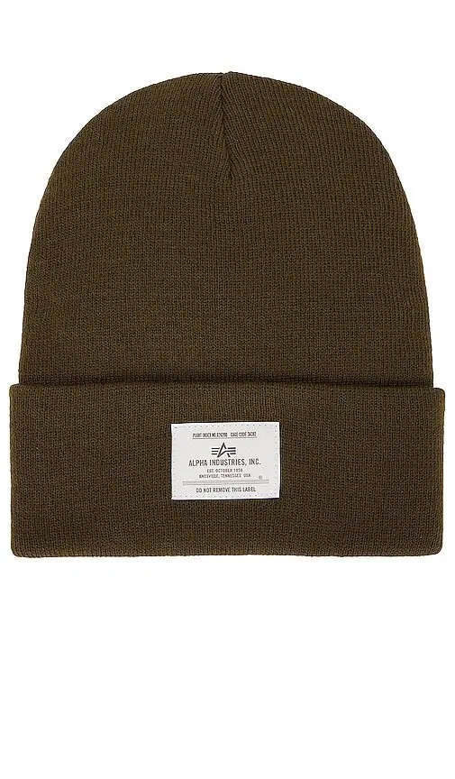 Alpha Industries Essential Beanie - Olive