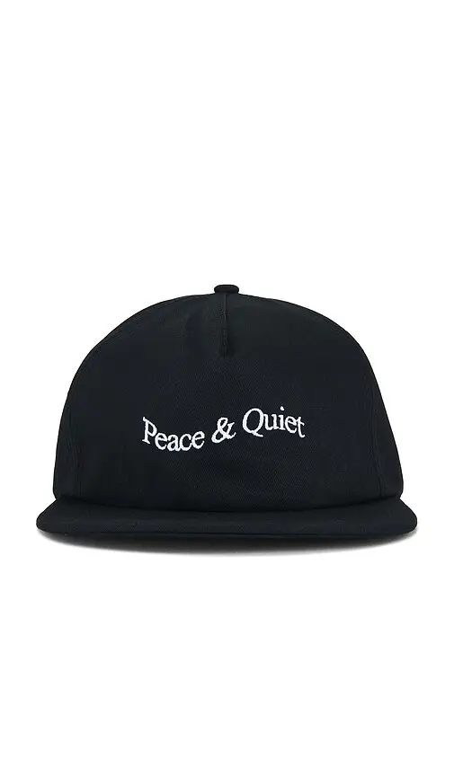 MUSEUM OF PEACE & QUIET Wordmark Cap - Black