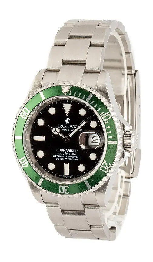 BOB'S WATCHES X Fwrd Renew Rolex Submariner 16610v Kermit - Stainless Steel & Kermit Green