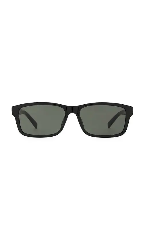 Gucci Rectangular Sunglasses - Black & Grey