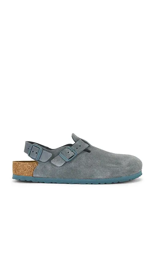 BIRKENSTOCK Tokio Clog In Grey - Basalt Gray