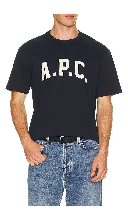 A.p.c. Marcus T-shirt In Navy