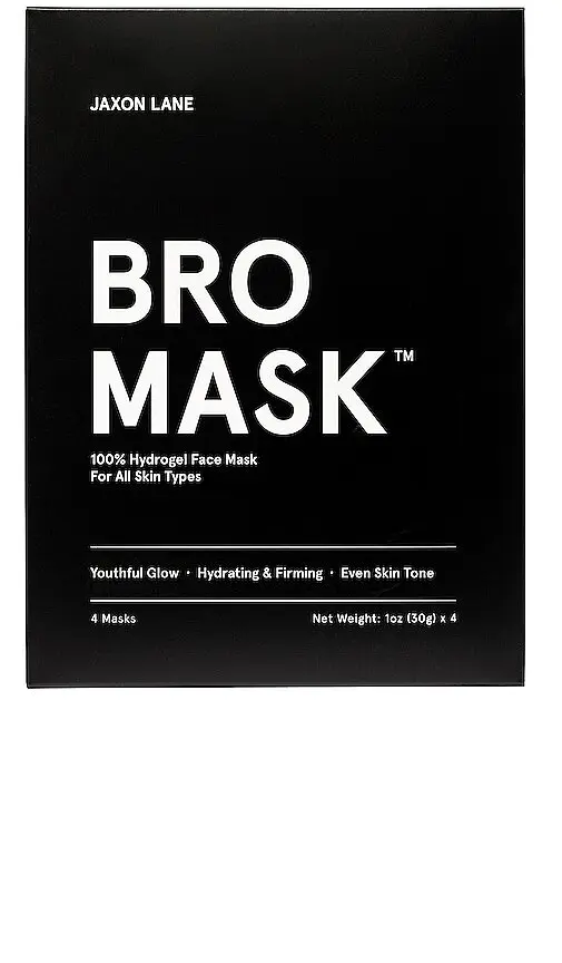 JAXON LANE Bro Mask Sheet Mask Box Of 4 - Black