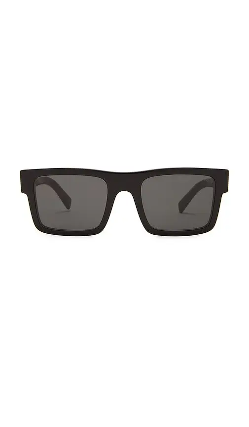 Prada Rectangular Frame Sunglasses - Black