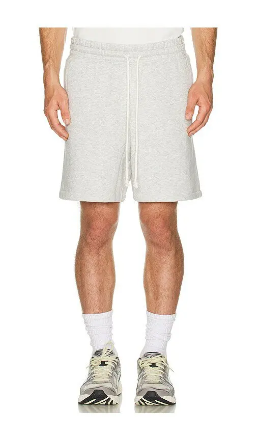 SKIMS Fleece Short - Light Heather Grey