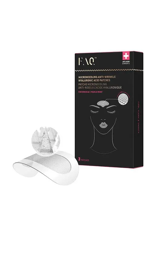 Foreo Faq Microneedling Anti-wrinkle Hyaluronic Acid Patches For Forehead 3 Pack - N,a
