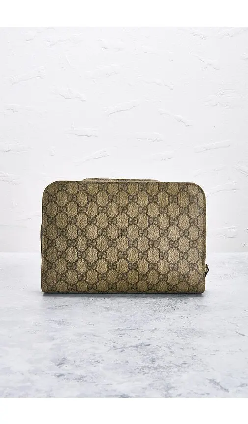 FWRD RENEW Gucci Gg Supreme Portfolio Pouch